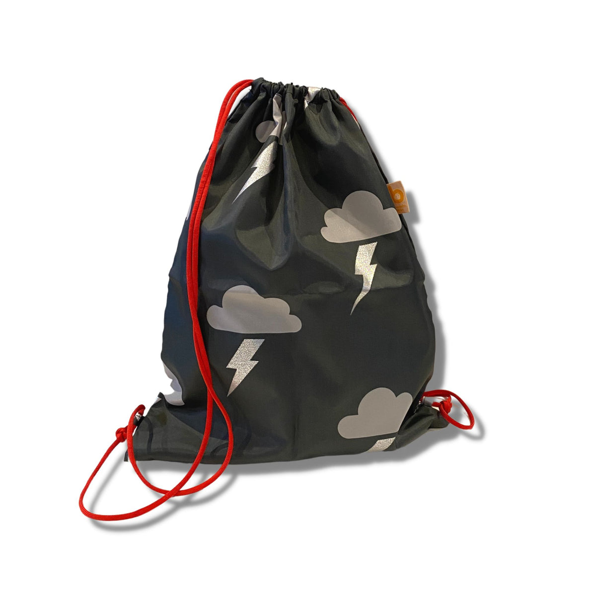 Funky Drawstring bag for wheelchair storage: Silver Lightning – BundleBean